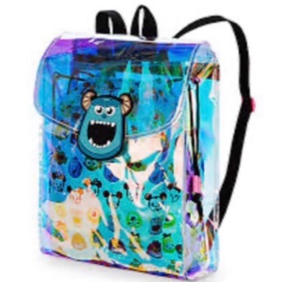 Disney | Bags | Disney Monsters Inc Sully Iridescent Backpack With ...